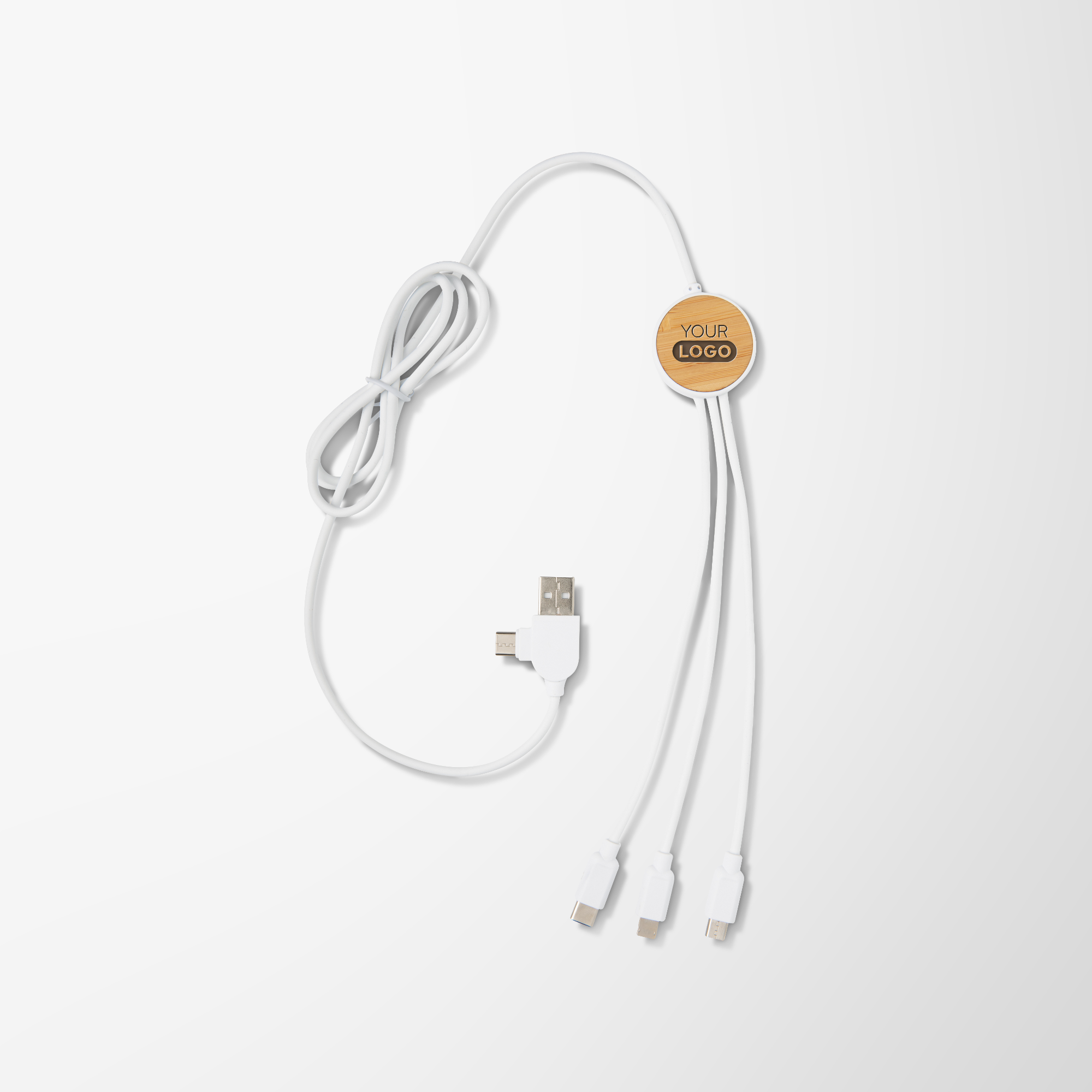 Promotional Engraved Ontario Recycled 6-in-1 Charging Cable with Logo ...