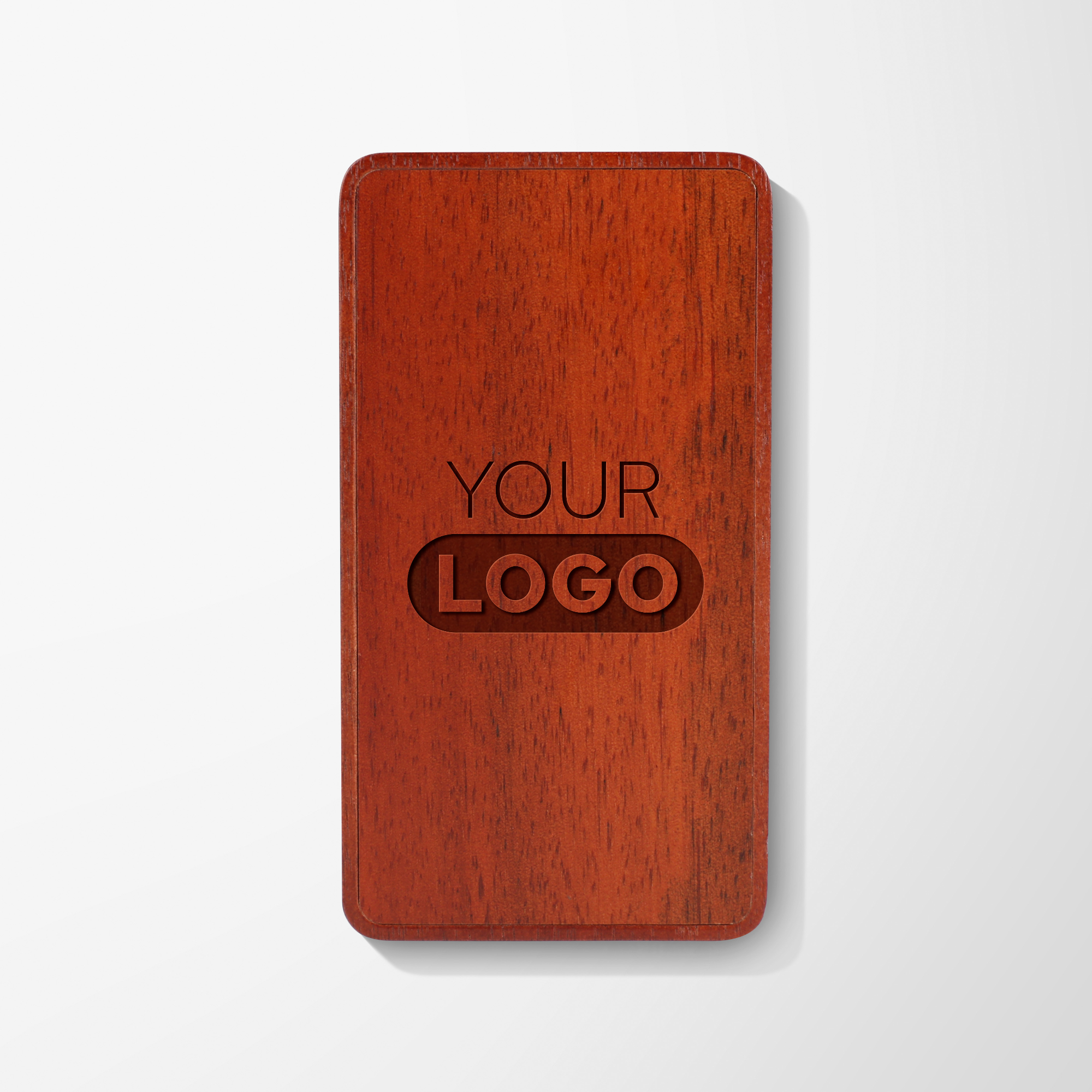 Custom Engraved MagClick™ Wood Wireless Charging Pad & Power Bank ...