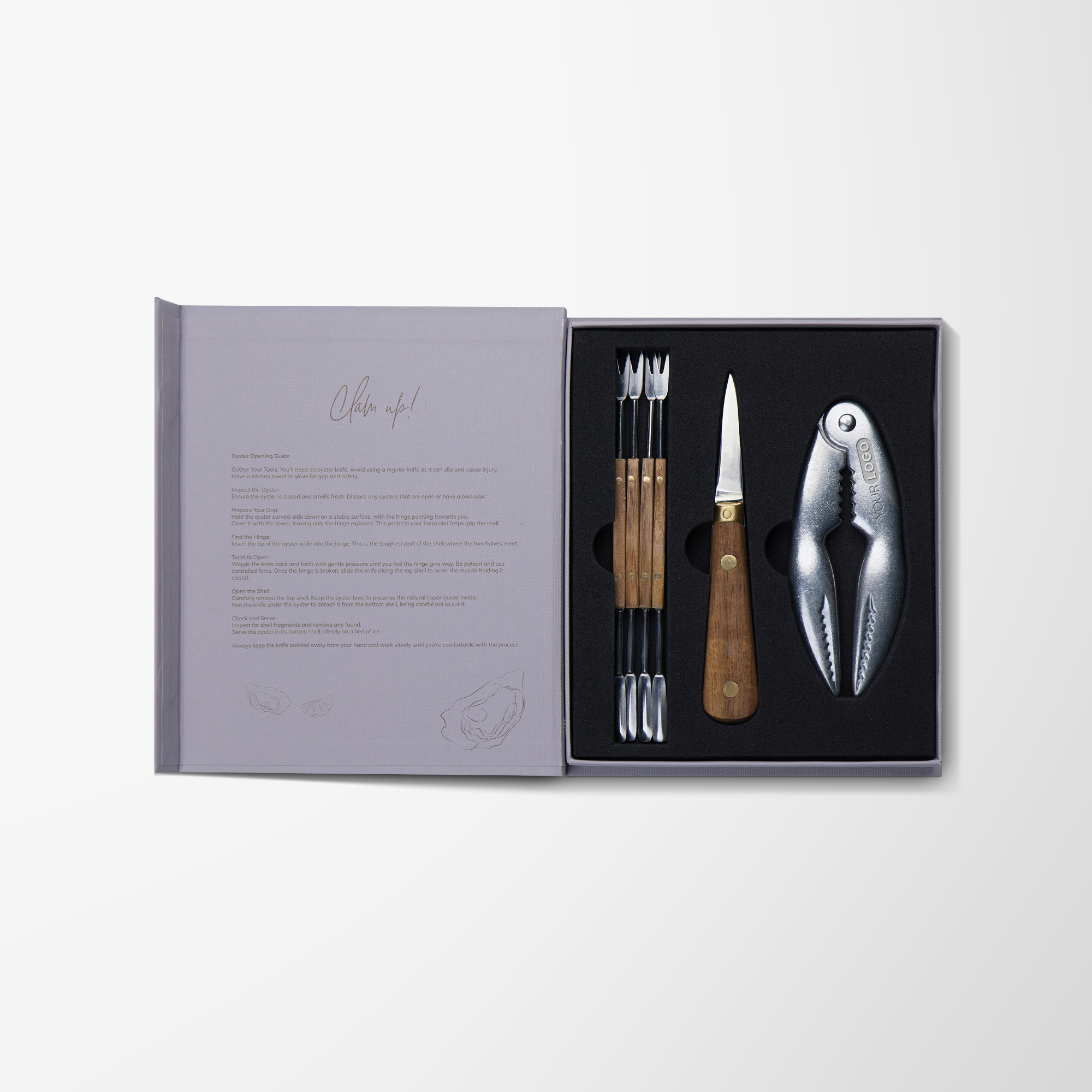 Coffret cadeau Histoire de Fruits de mer gravé Publicitaire | Pens.com