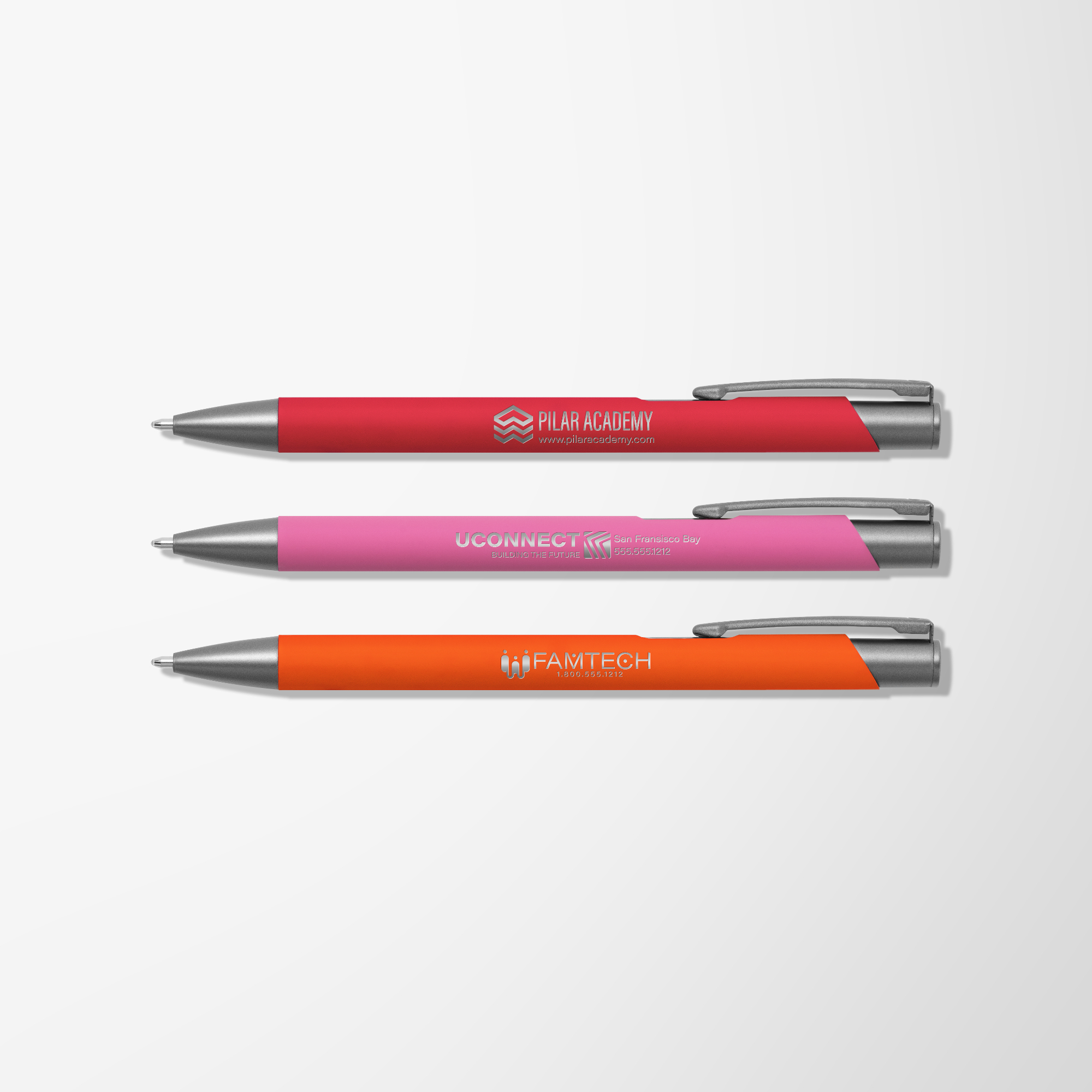 Custom Soft Touch Paragon Pen with Gunmetal Trim | Pens.com CA