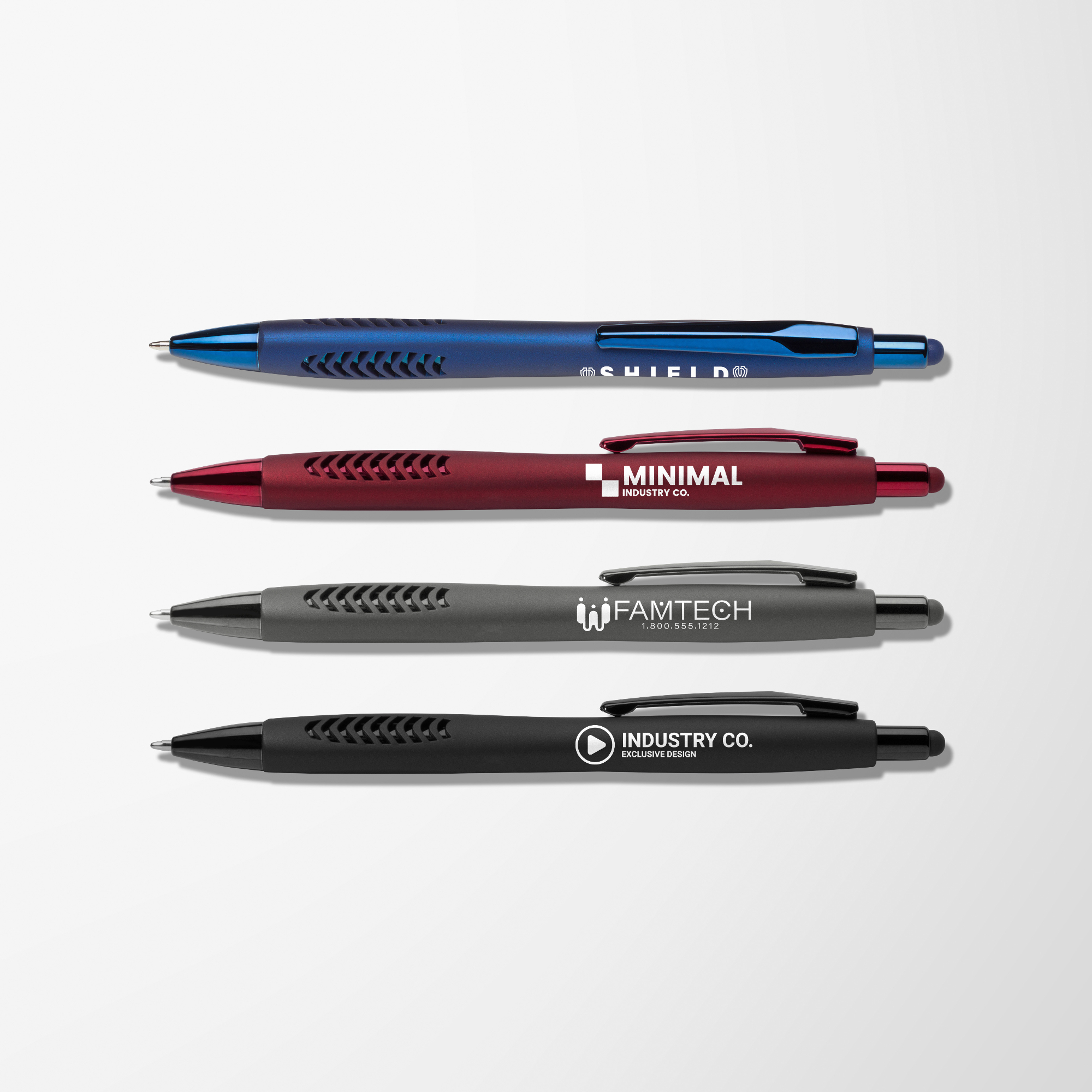 Custom Elite Monochrome Basilia Stylus Pen | Pens.com