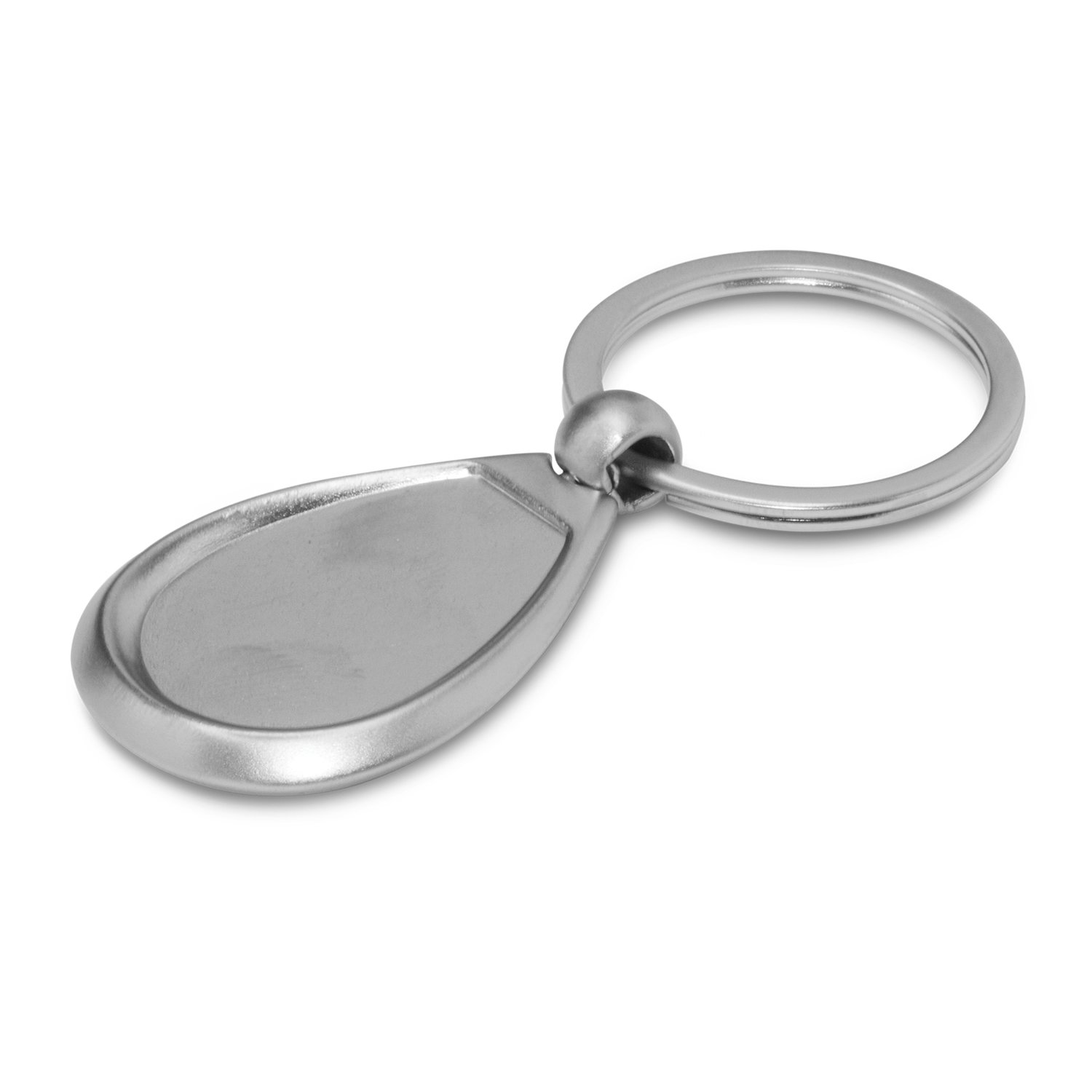 Personalise Full Colour Metal Drop Keyring with Text | Pens.com