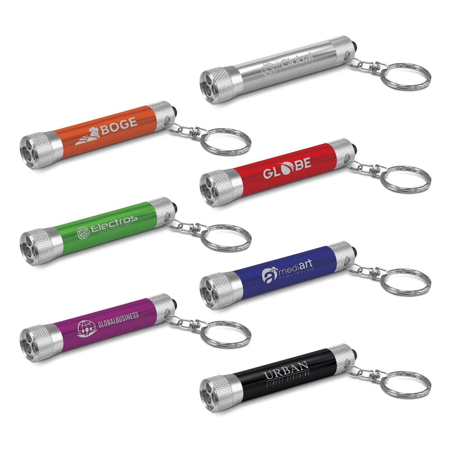 Personalise Engraved Titan Torch Keyring with Text | Pens.com