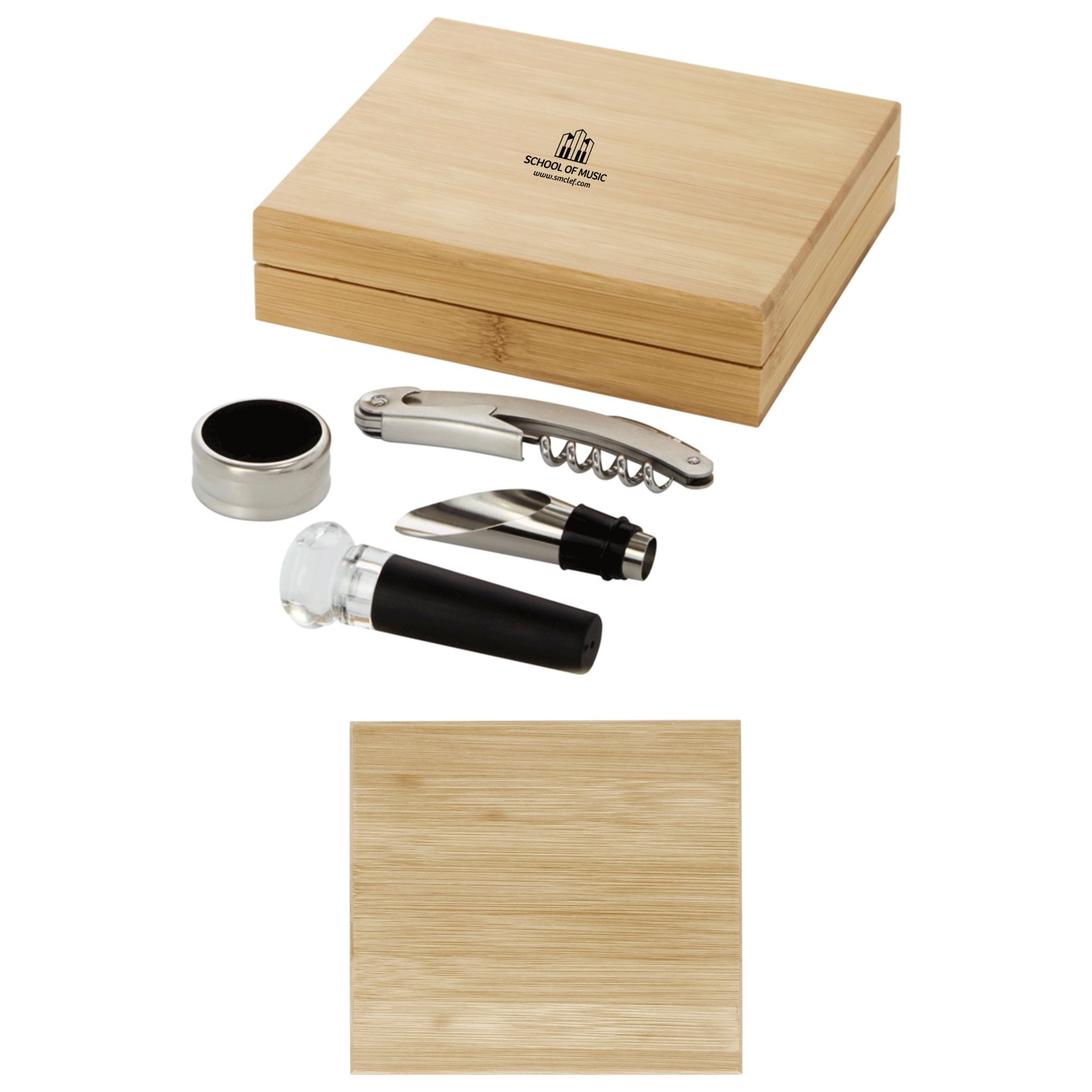Coffret À Vin 4 Pièces Syrat Publicitaire | Pens.com