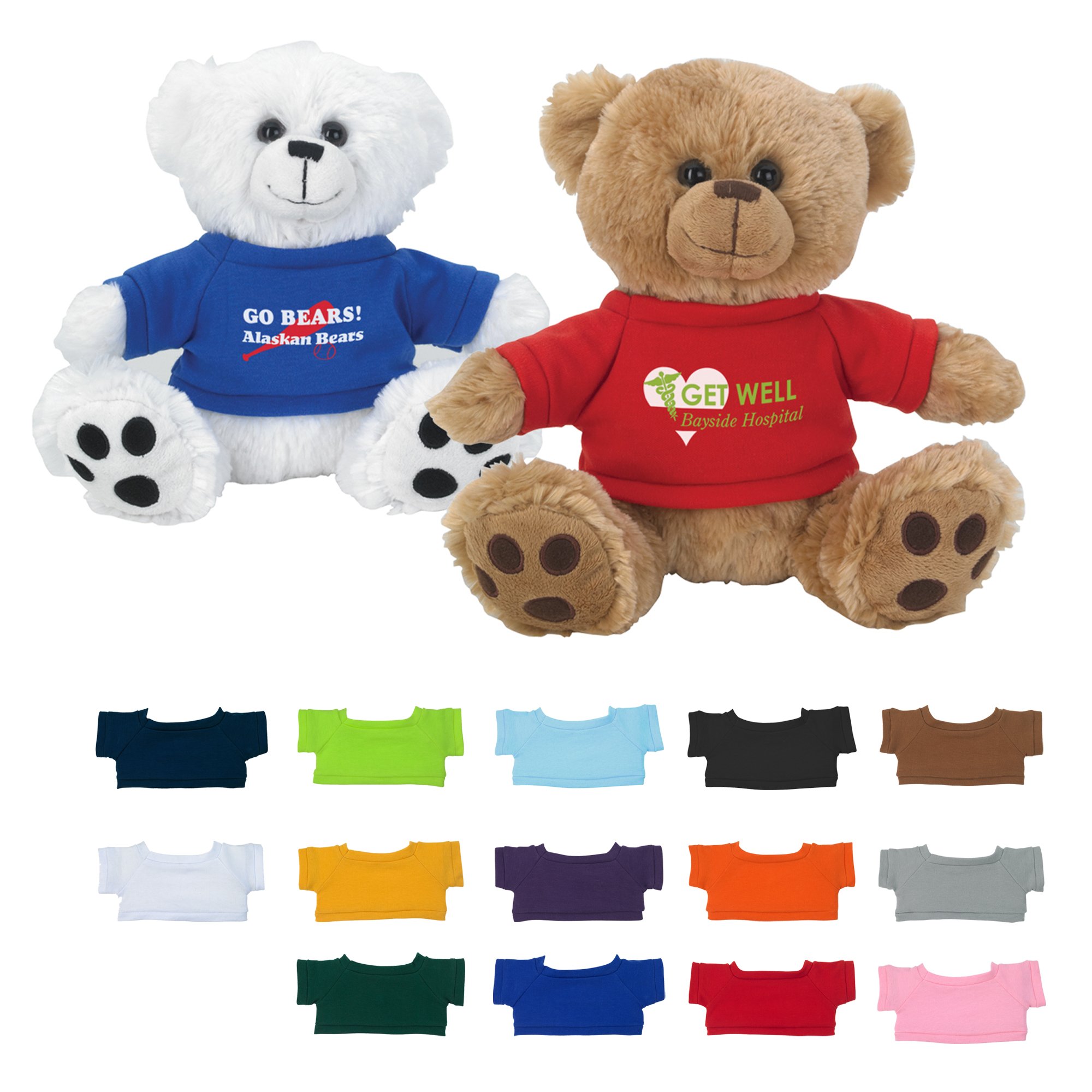 Custom Plush Big Paw Bear with Shirt | National Pen