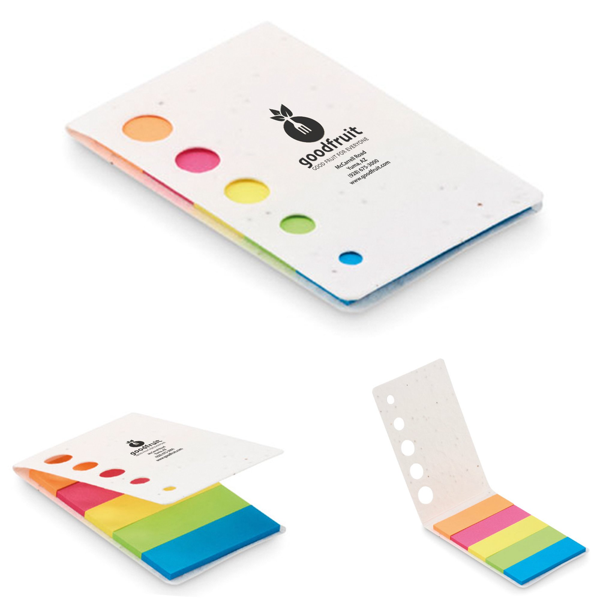 Promotional Seed Paper sticky notes with Logo | Pens.com