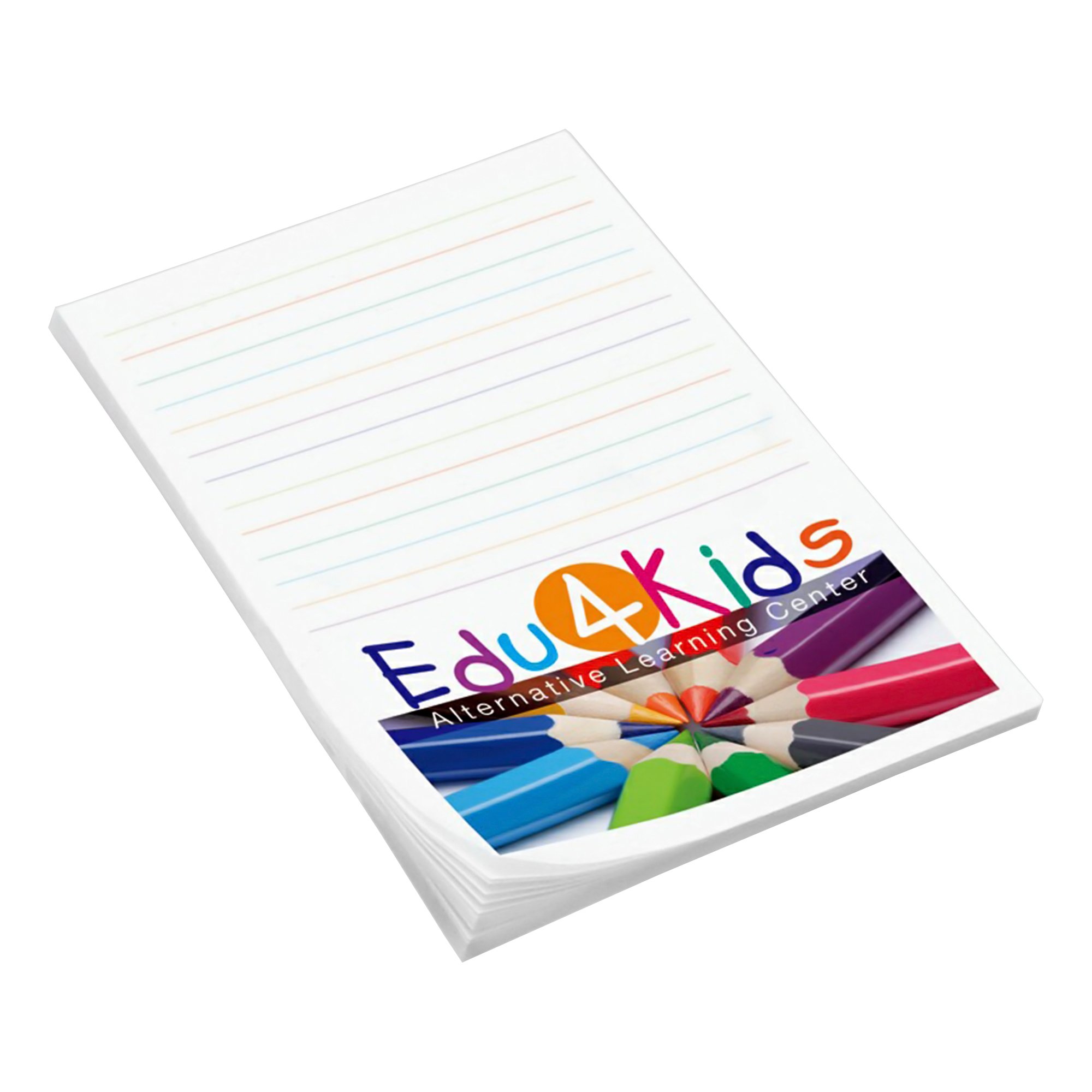 Custom Full Color 4''x 6'' 25-Sheet Post-it® Notes | Pens.com