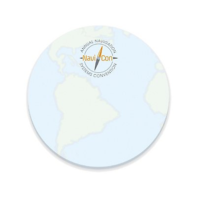 Custom Souvenir® 3" x 3" Die Cut Sticky Note™ 50 Sheet | National Pen