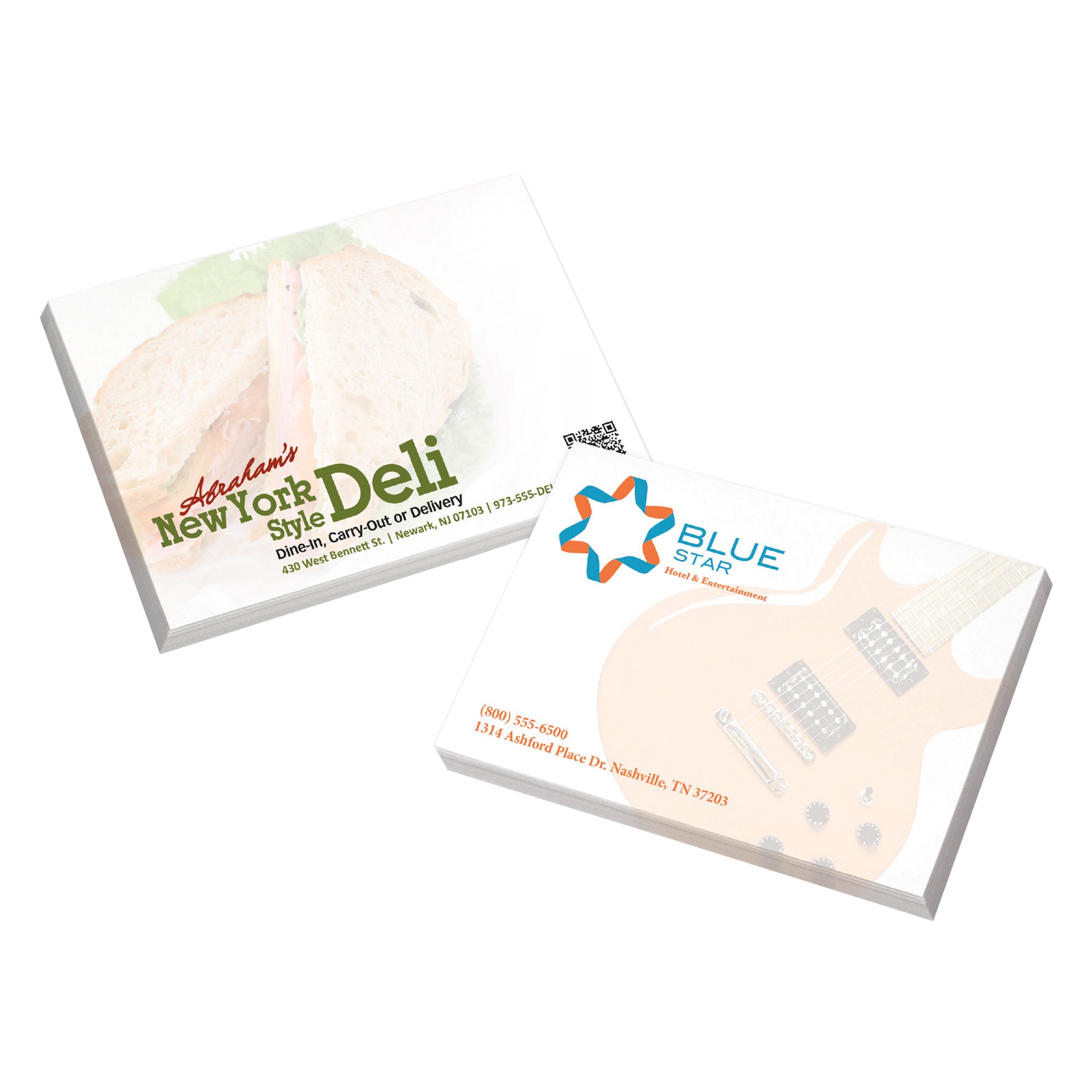 Custom Souvenir® 4'' x 3'' Sticky Note Pad, 25 sheet | Pens.com