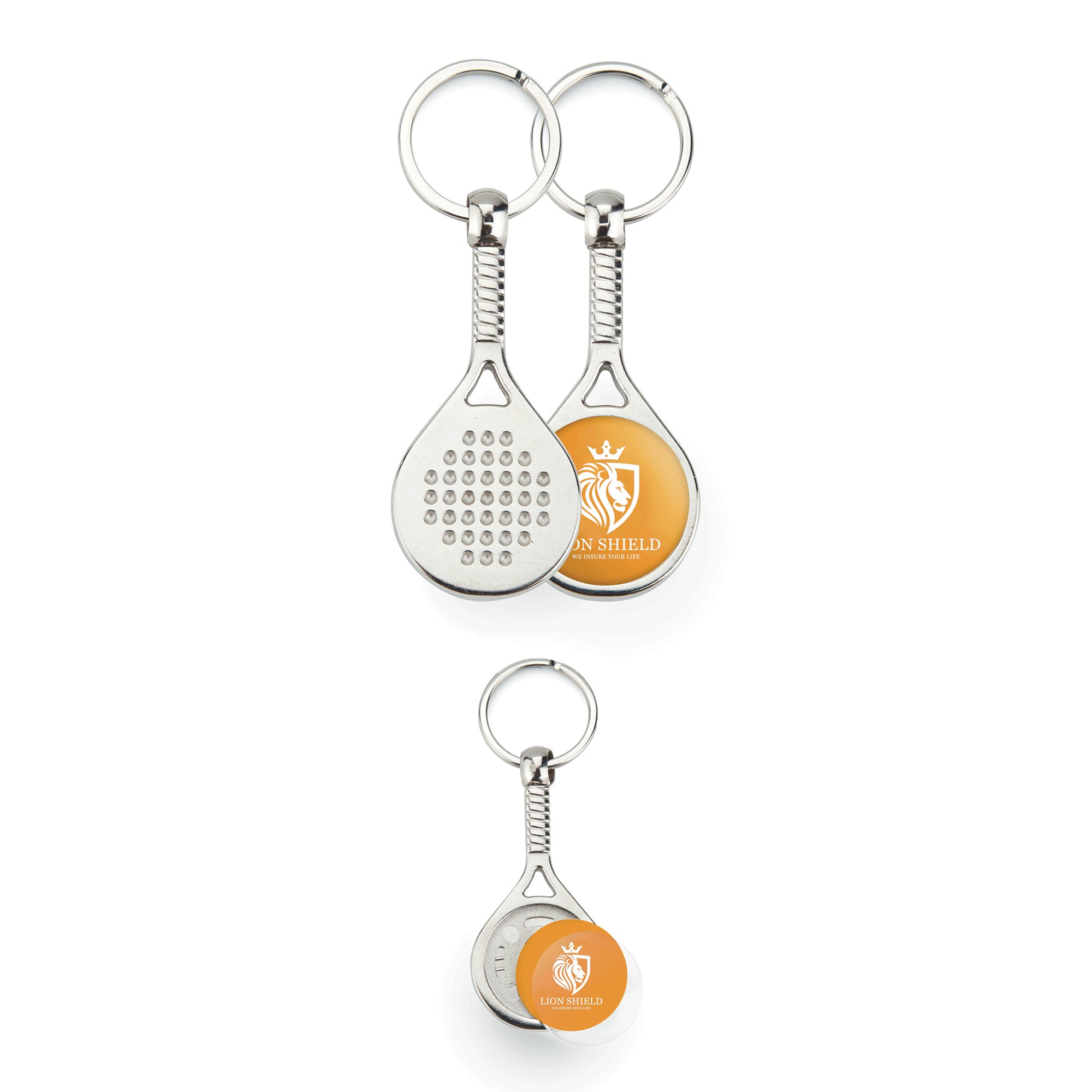 Promotional Paddle key ring MPD, 1 side with Logo | Pens.com