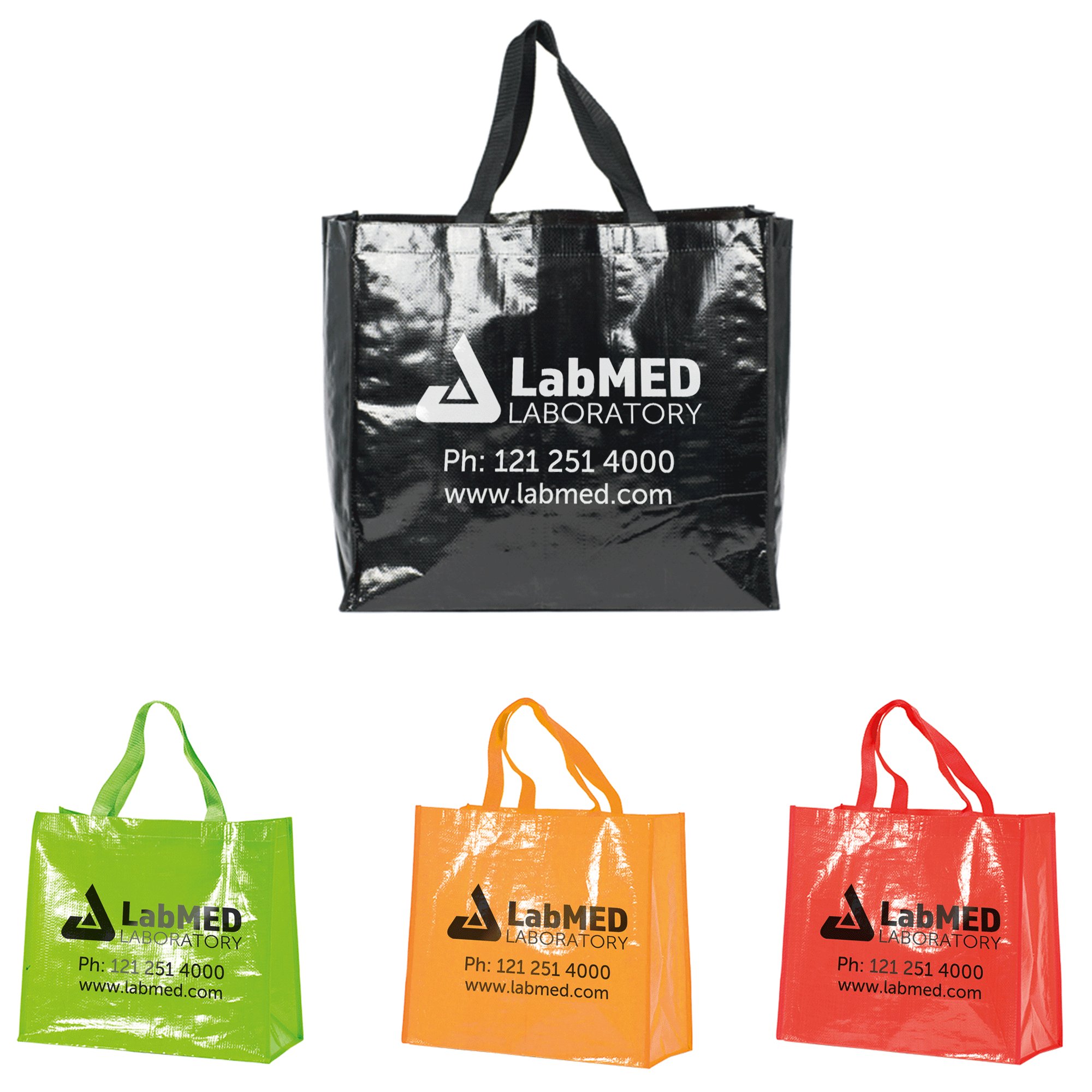 Promotional Marketbag 120 g PP laminated shopping bag with Logo | Pens.com