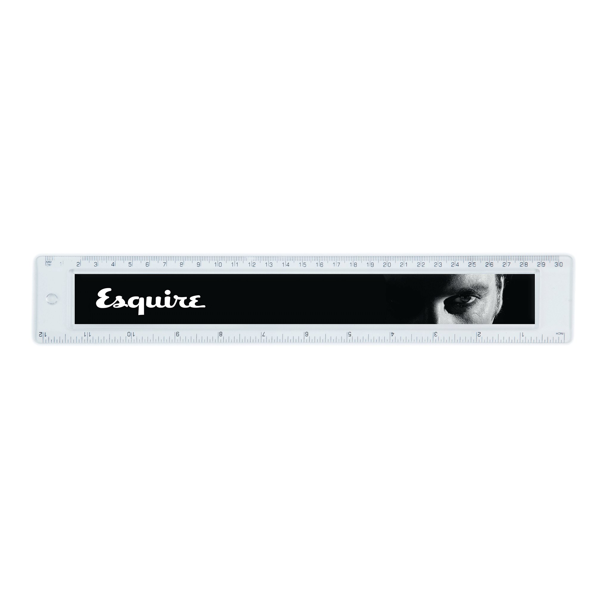 Promotional Paper insert ruler REG-30 with printed scale, 30cm with ...