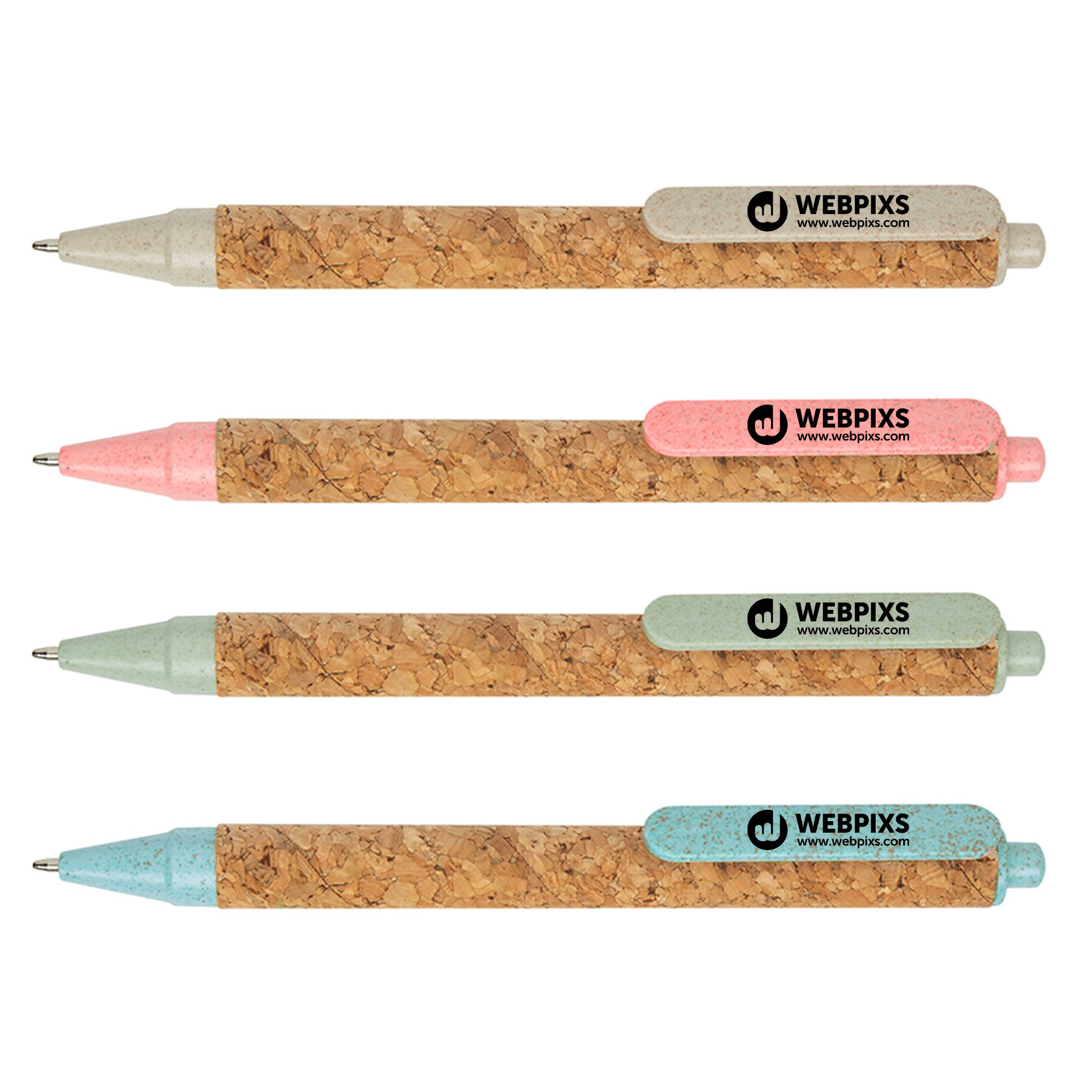 Promotional Coreat Cork Pen with Wheat Fibre Trim with Logo | Pens.com