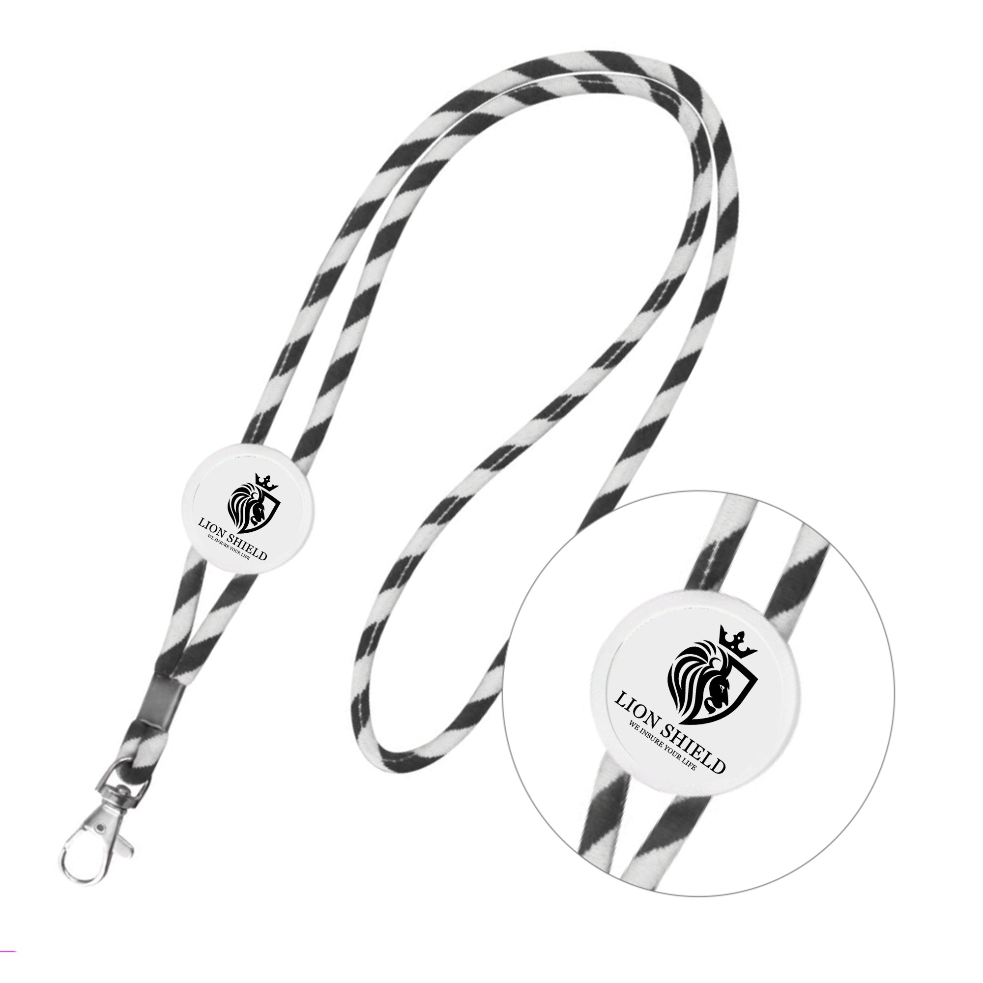 Anpassbares rundes Schlüsselband mit Ihrem Logo | Pens.com