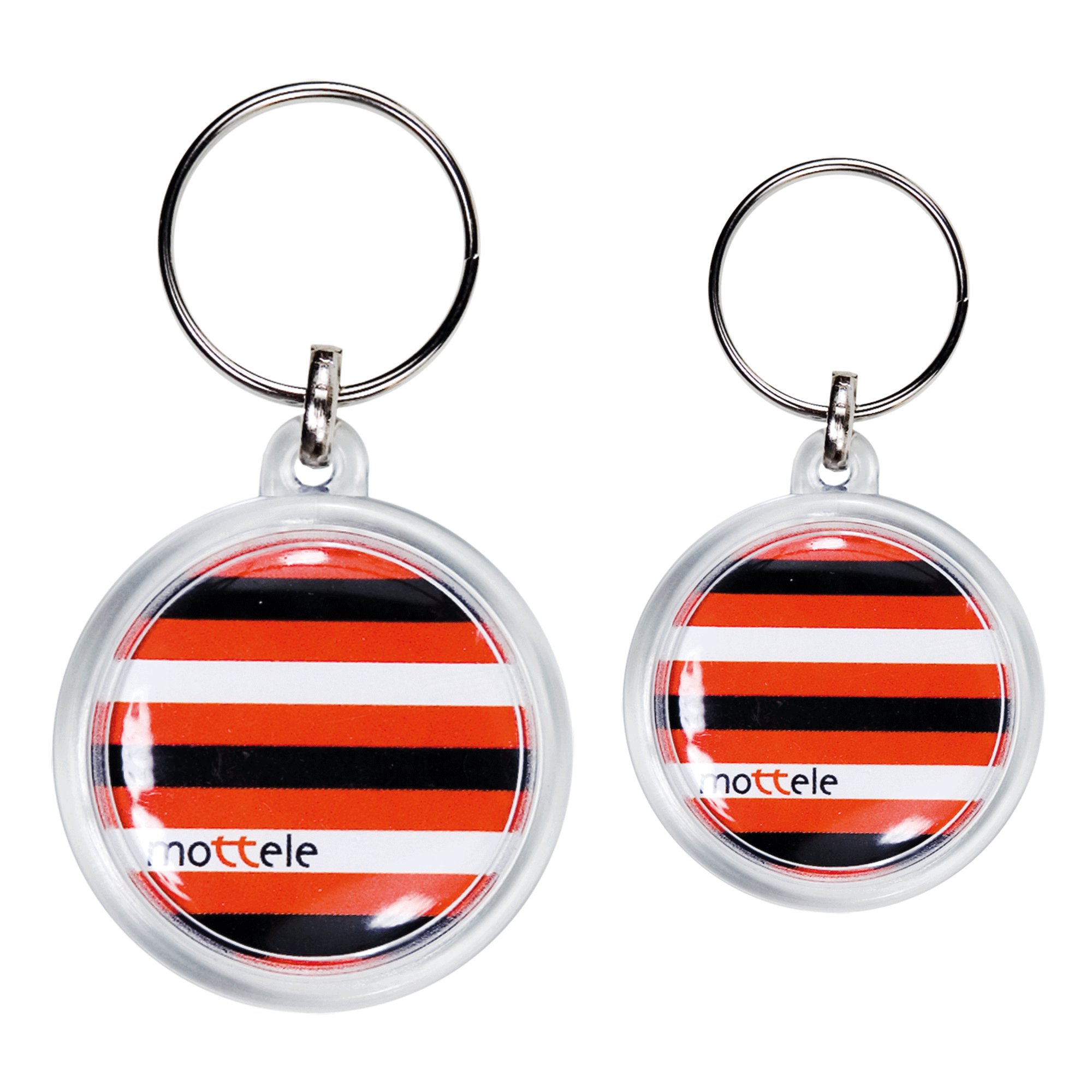Promotional Round key ring CR-37, 2 sides with Logo | Pens.com