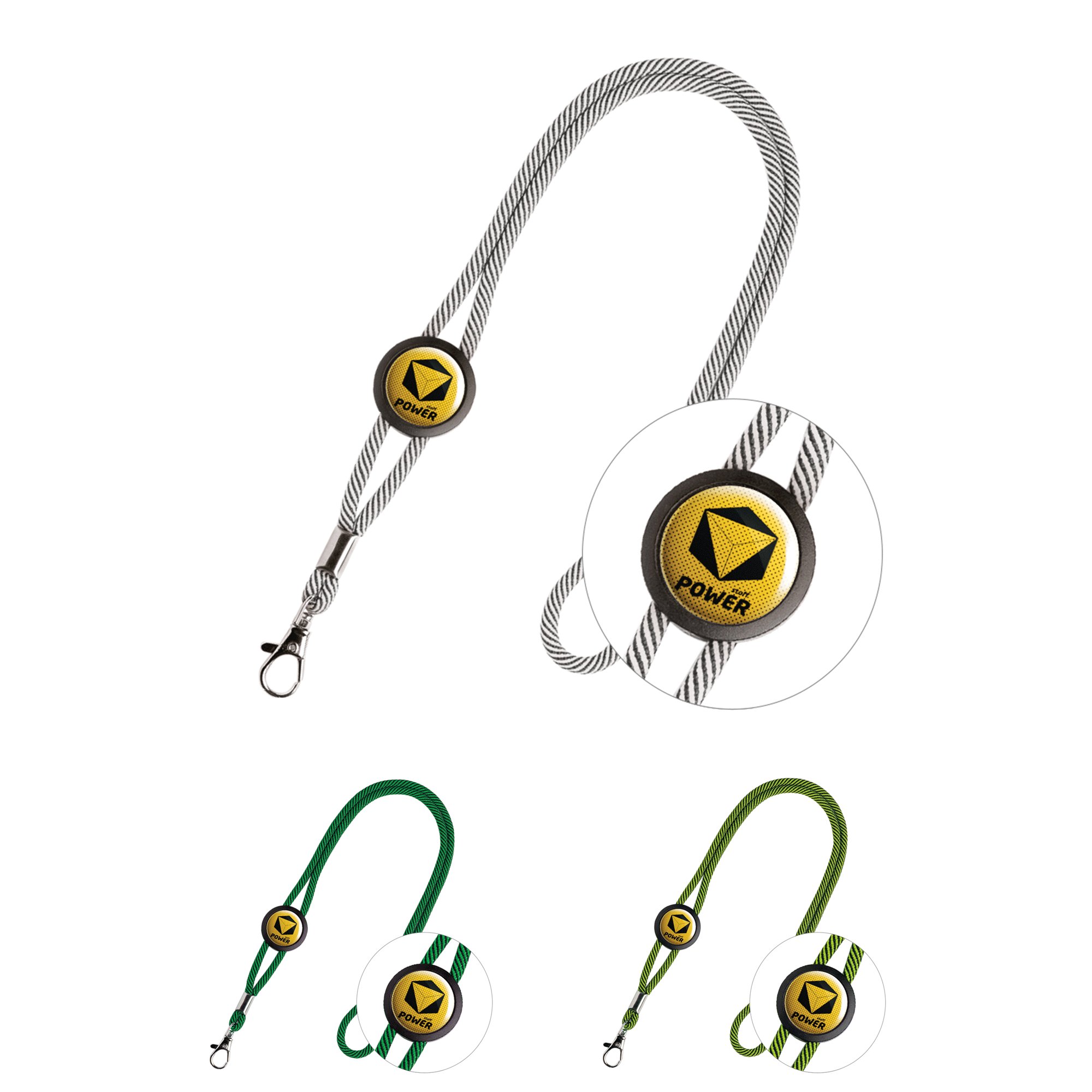 Promotional Adjustable polyester tubular lanyard with Logo | Pens.com