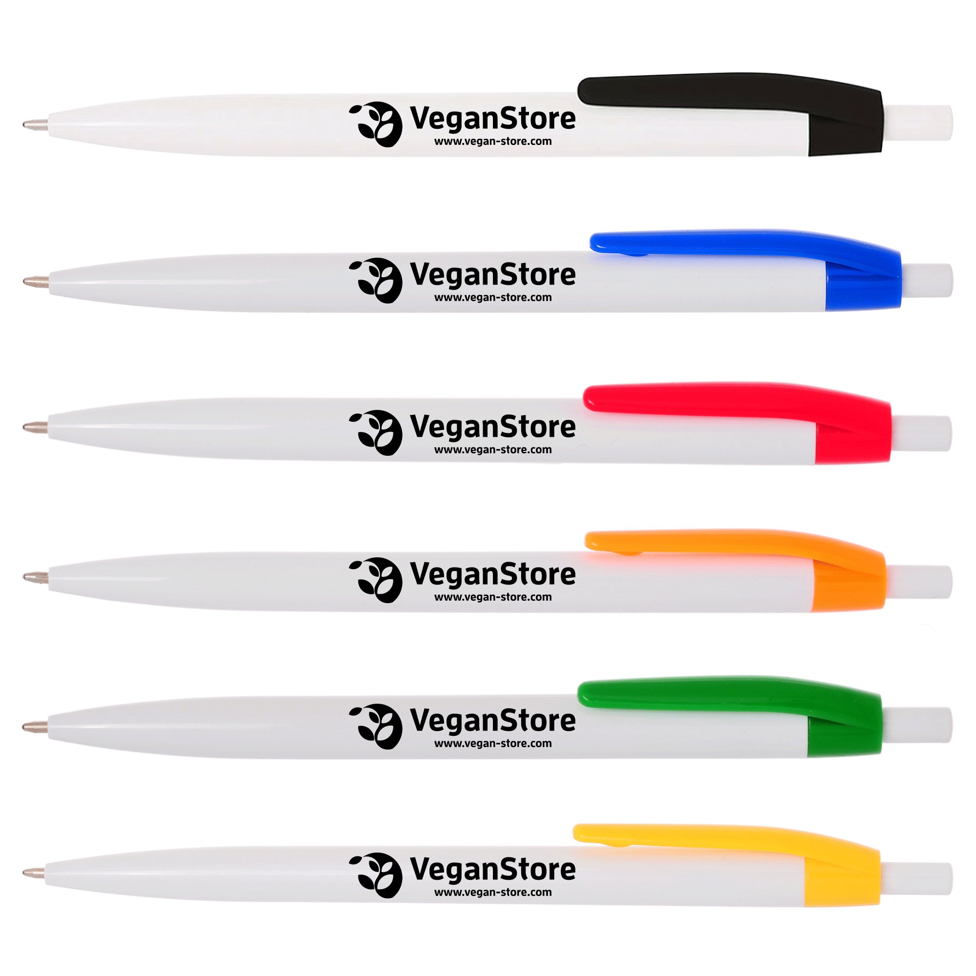 Coloxo Esferográfica em plástico, com clip colorido - Produtos ...